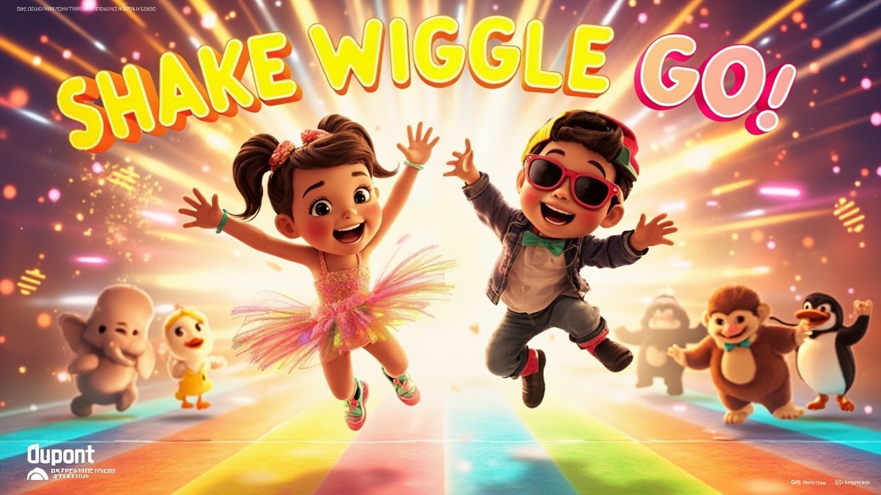 👉 Toddler Dance Along | Shake, Wiggle, and Go! 💃🕺 Fun Kids Dance Song ...
