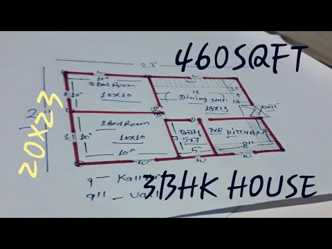 20x23 house plan || 20x23 house design || 20x23 ghar ka naksha || 460sqft house