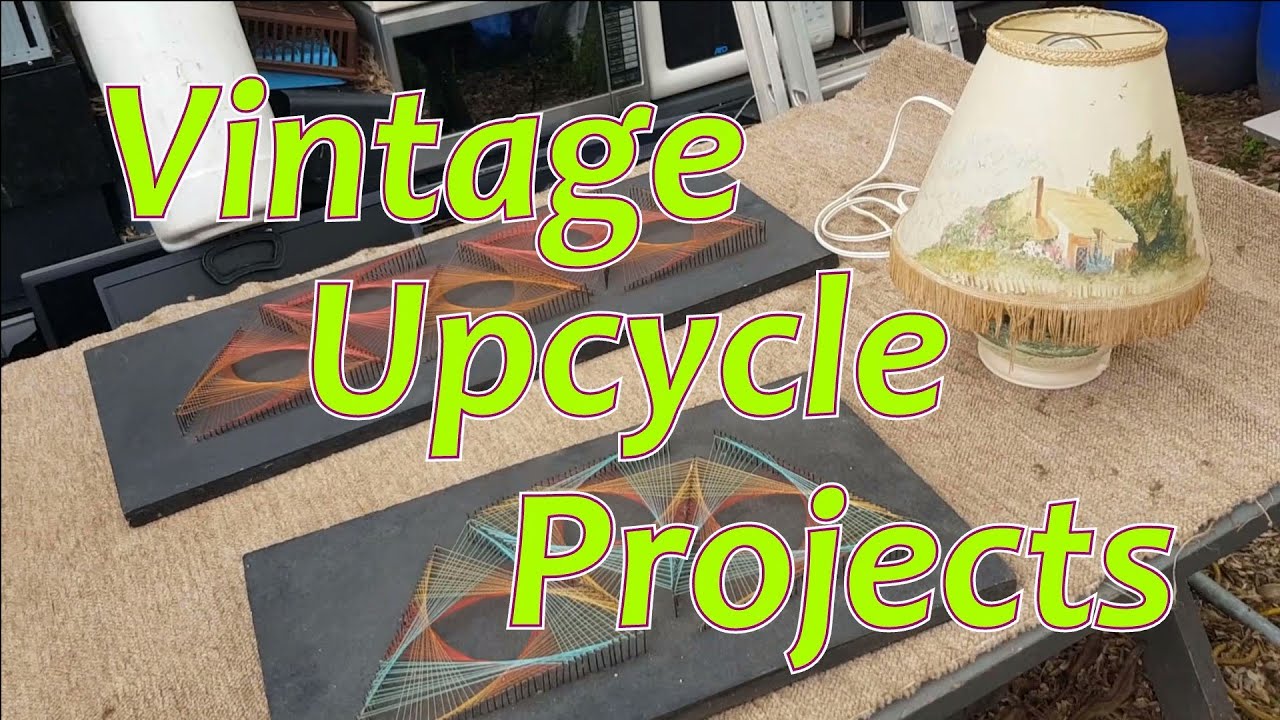 I found a couple of cool vintage Upcycle Projects! A 1970s 3D Wall Art ...