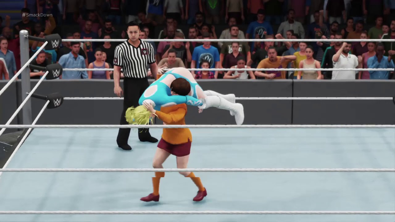 WWE 2K18 Rainbow Mika Vs Velma Dinkley - YouTube