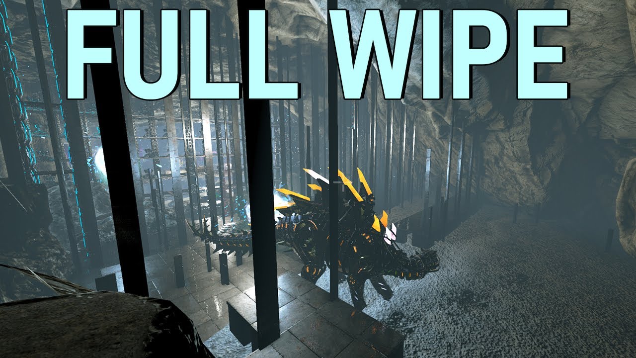 100 Days In Oil Cave and Snow North | Ark Full Wipe Story - YouTube