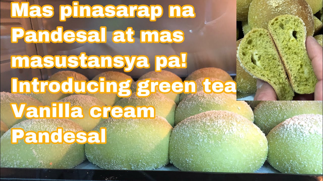 Green tea cream Pandesal , mas pinasarap. Soft and fluffy recipe ...