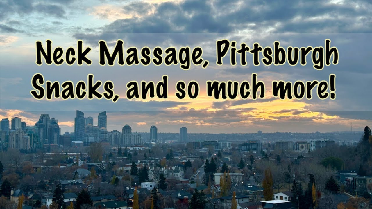 DAILY VLOG 23 - Neck Massage, Pittsburgh Snacks and so much more! - YouTube