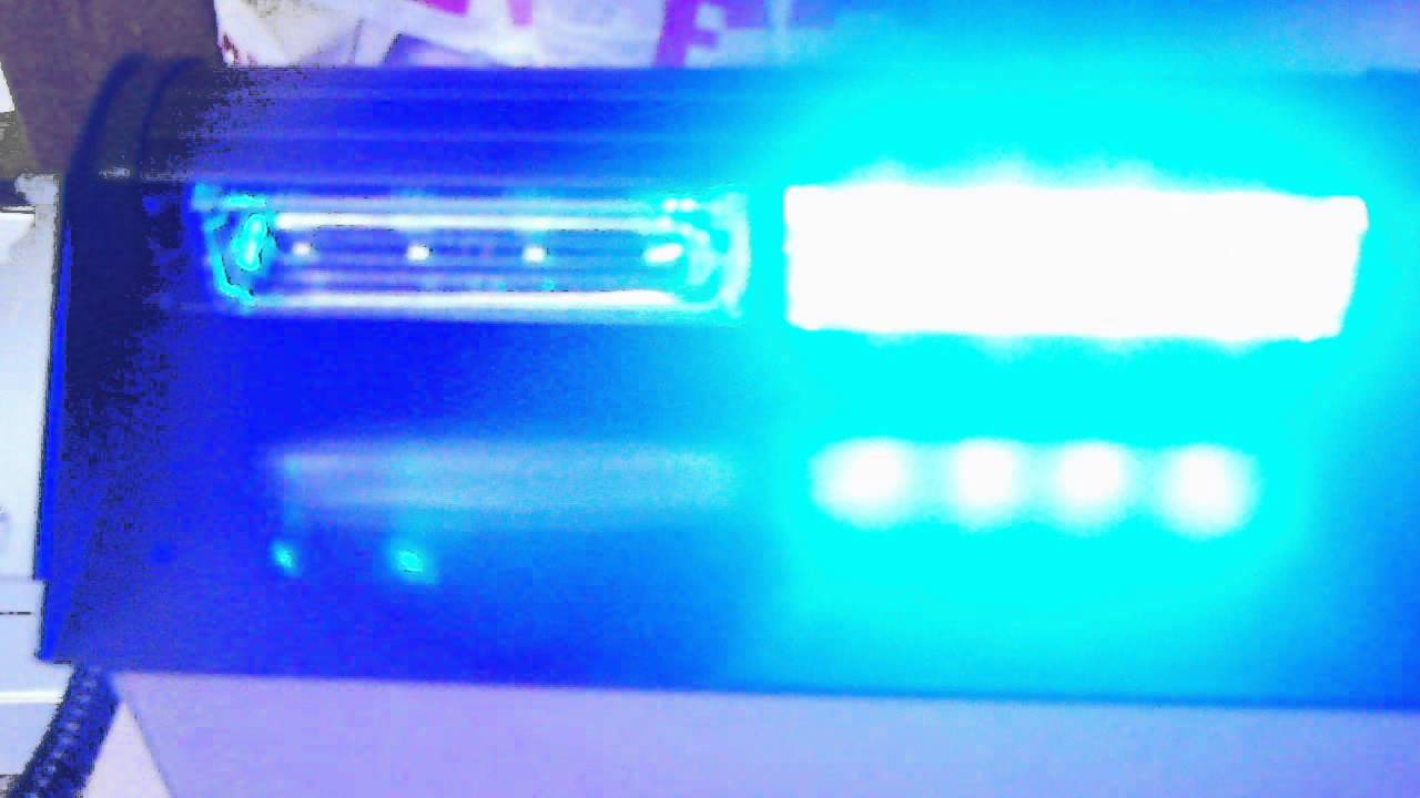 Red / blue dash mount 8 led bright "backflash" unit (extra peripheral ...