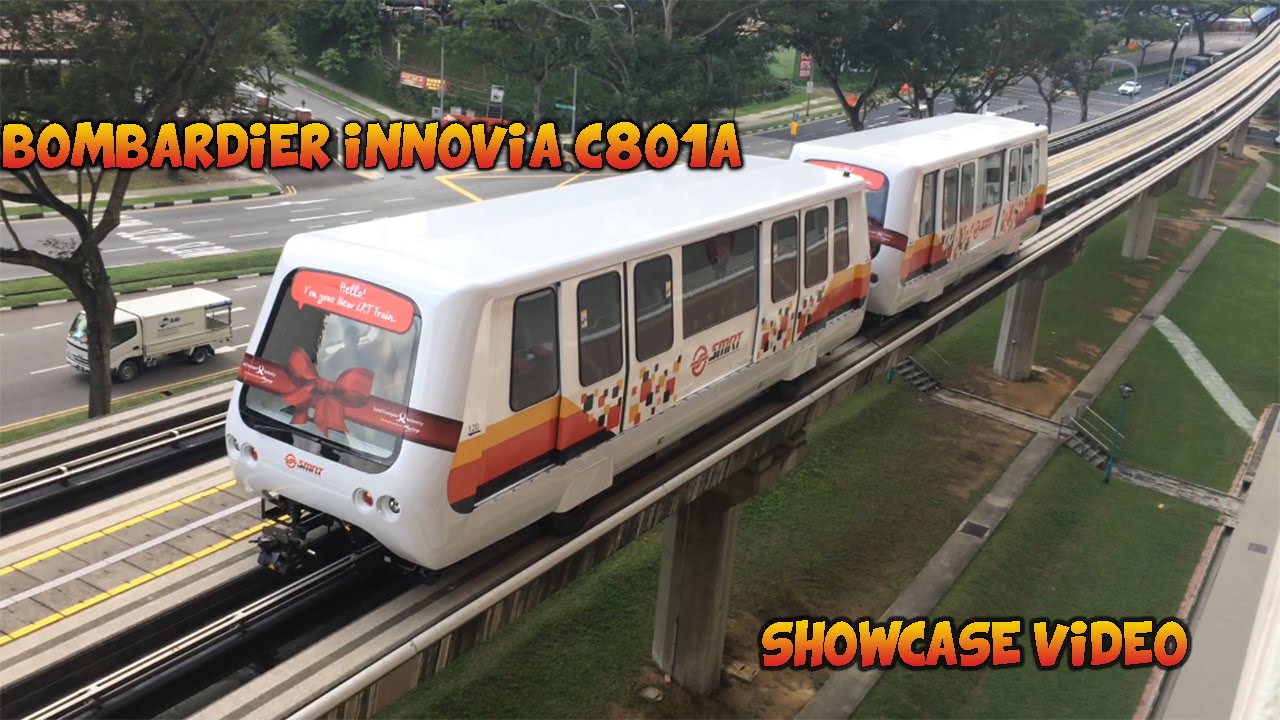 [SMRT]Bombardier Innovia C801A Set 120&121 Showcase! - YouTube