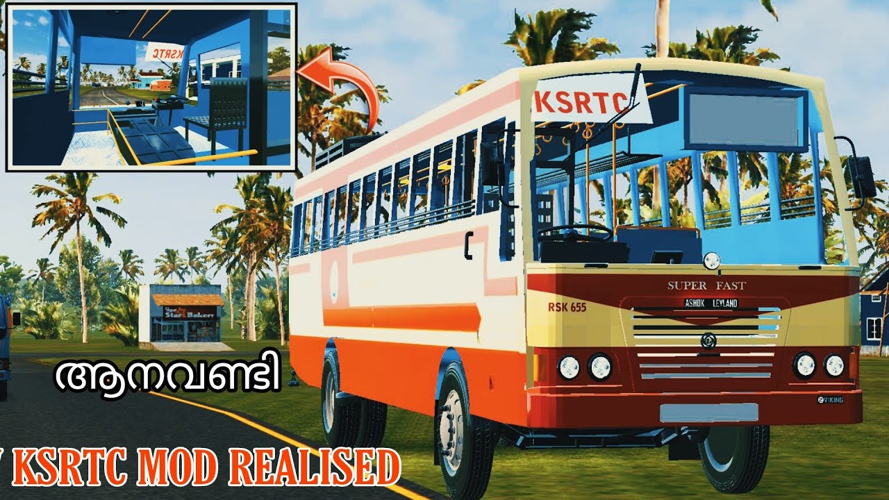 NEW KSRTC MOD REALISED FOR BUS SIMULATOR INDONESIA | THE REAL KERALA ...