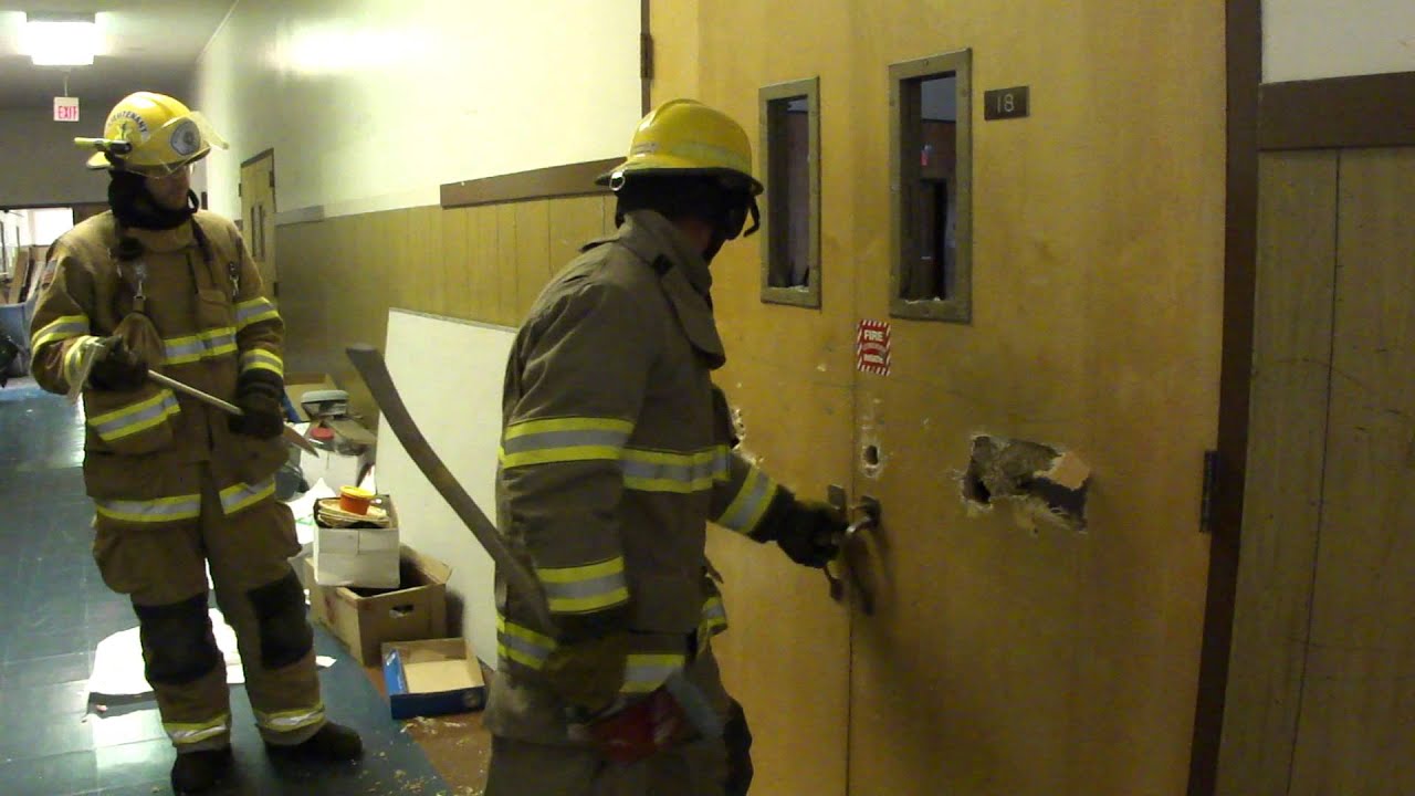 Fortuna Firefighter Edgmon and Bridgeville Firefighter Smith execute a ...