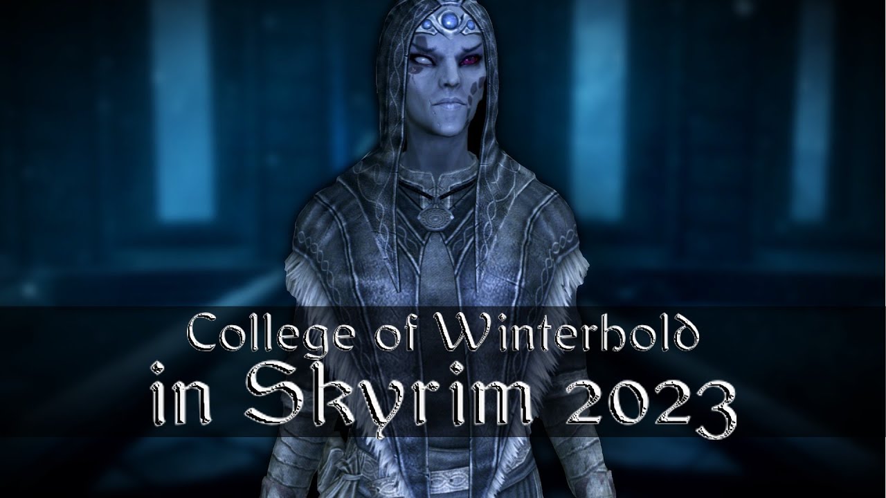 Skyrim College of Winterhold in 2023... - YouTube