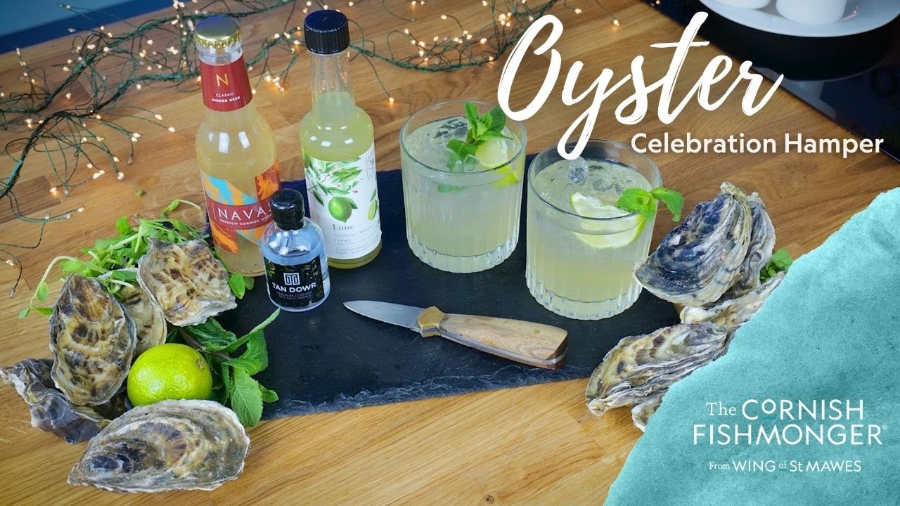 The Cornish Fishmonger Oyster Celebration Hamper - YouTube