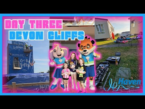 Devon Cliffs Haven | Day 3 | Meeting Seaside Squad | Tube Slides | The ...