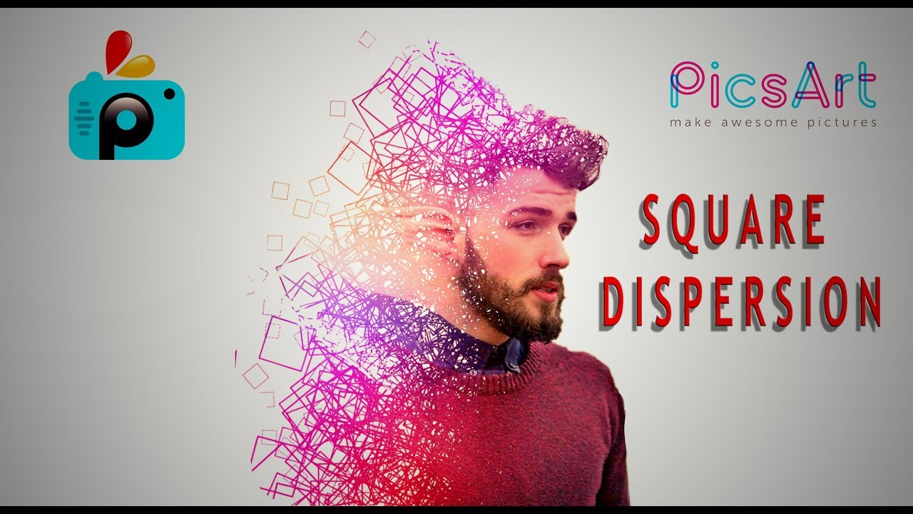 Dispersion Effects [Square] Picsart Editing Tutorial - YouTube