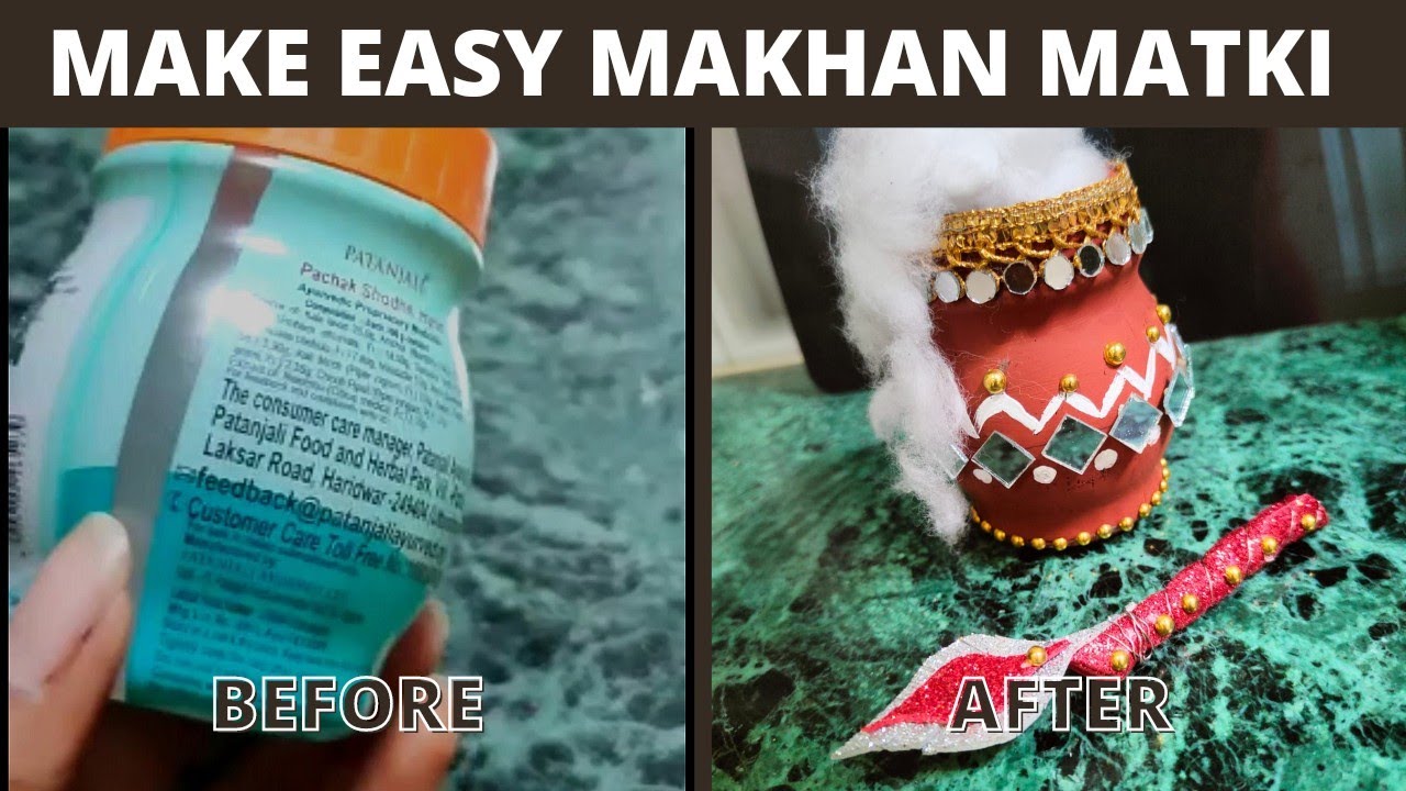 Amazing Diy|| Makhan matki For Kanha ji || #janamashtmispecial #krishna ...