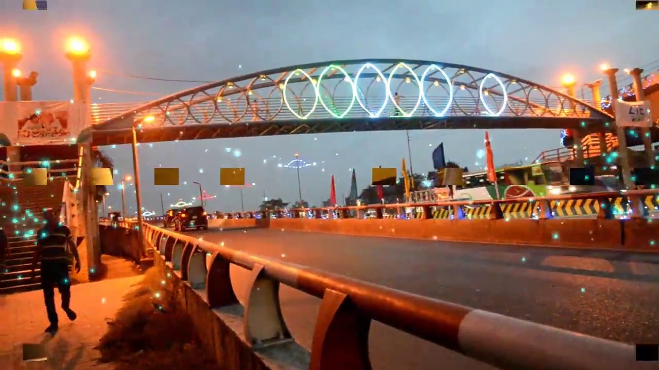 The Most Beautiful Foot Over Bridge in Dhaka, Bangladesh - YouTube