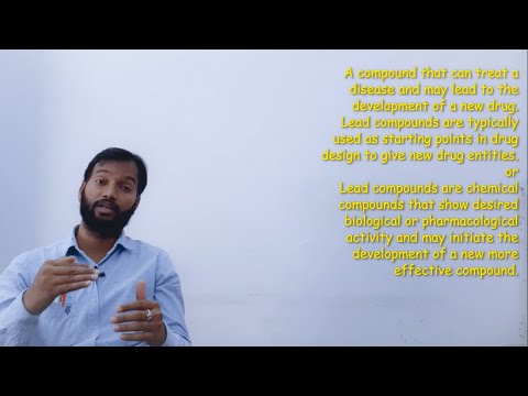 MSc Chemistry: Medicinal Chemistry: Lead Compound & Concept of Lead ...