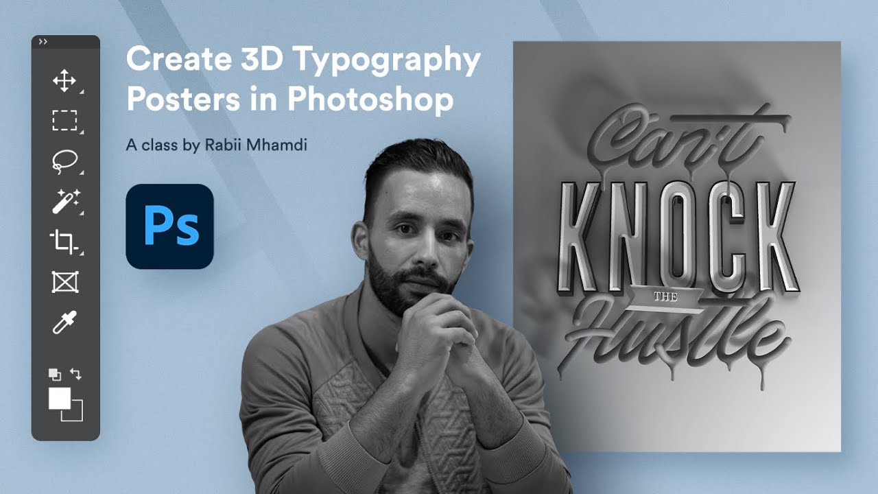 3d Typography Poster Tutorial