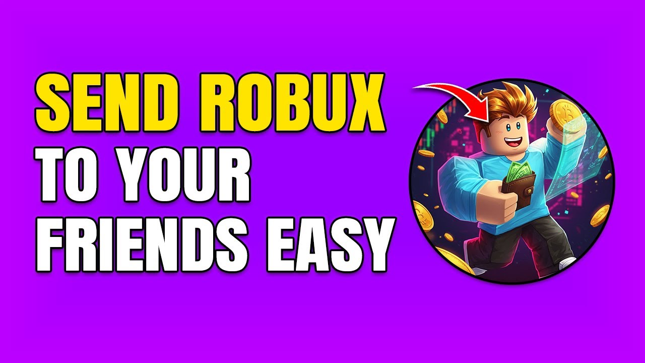 How To Send Robux To Friends - YouTube