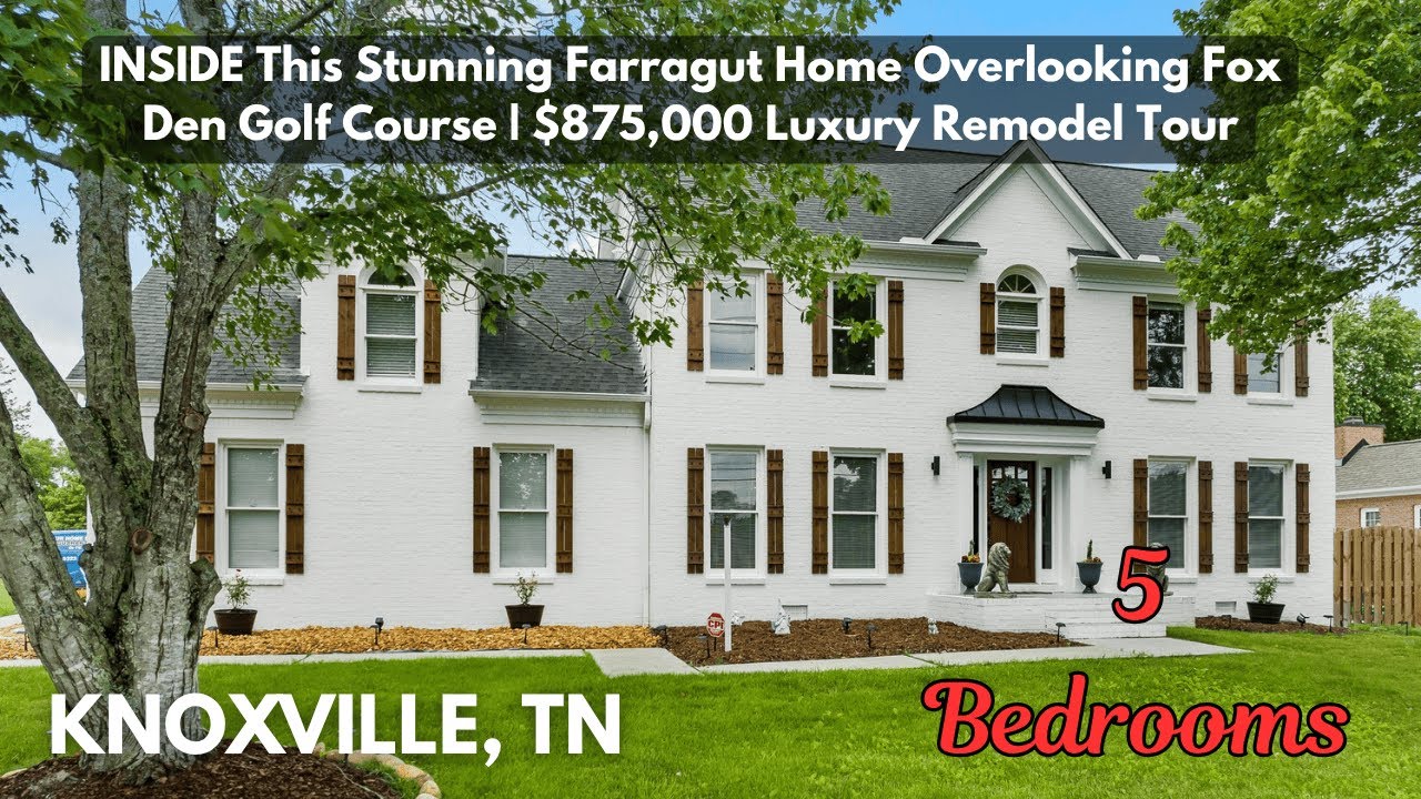 INSIDE This Stunning Farragut Home Overlooking Fox Den Golf Course ...