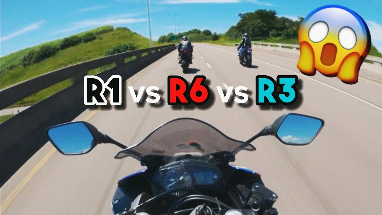 YAMAHA R1 vs R6 vs R3 THROUGH BACKROADS // Motorcycle POV - YouTube