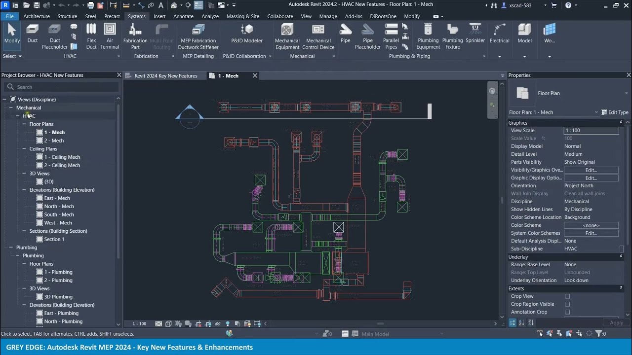Revit MEP 2024 Key New Features - Pipe Wall Thickness | Split with Gap ...