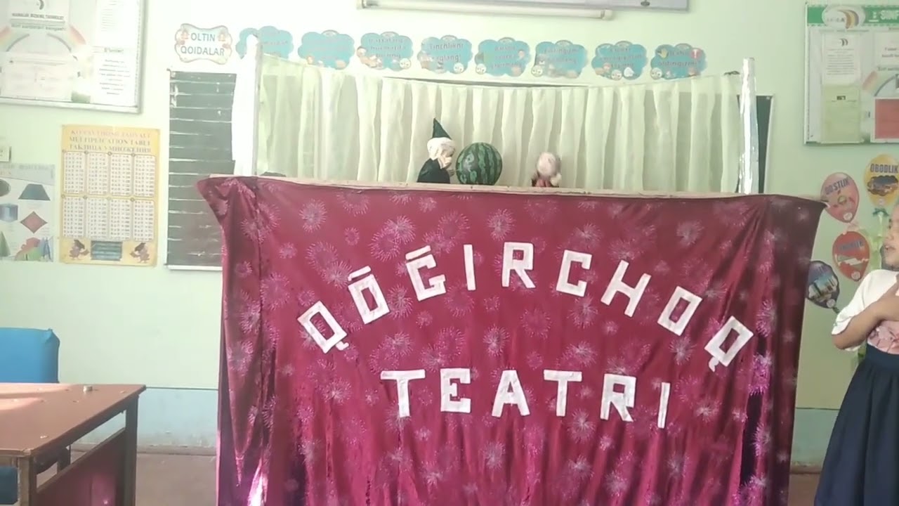 Qo‘g‘irchoq teatri Ellikqal'a tumani 40-maktab 2a-sinf o‘quvchilari ...
