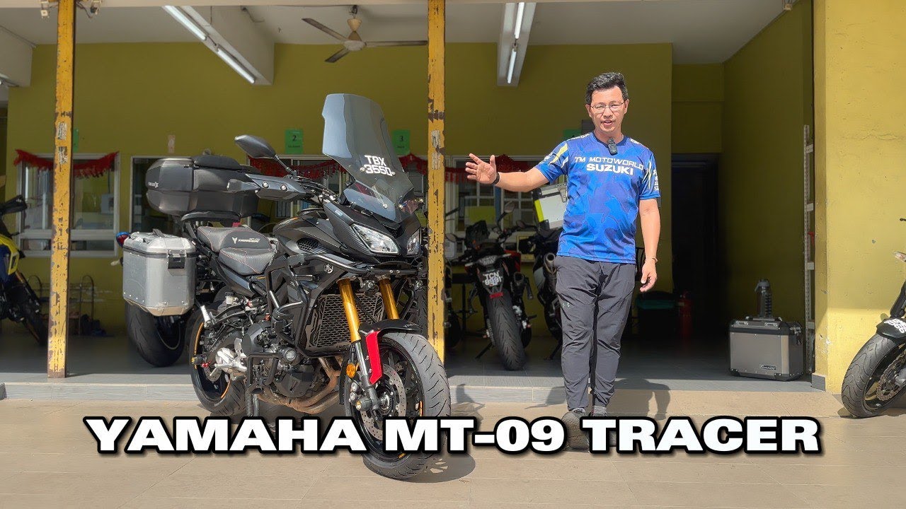 YAMAHA MT-09 TRACER REVIEW! FULL ACCESORIES! TM MOTOWORLD TMM - YouTube