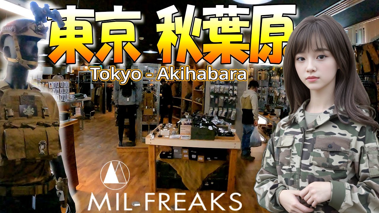 【サバゲー】東京 秋葉原 軍拡交差点を行く in ミルフリークス 【MIL-FREAKS】【軍拡】 - YouTube