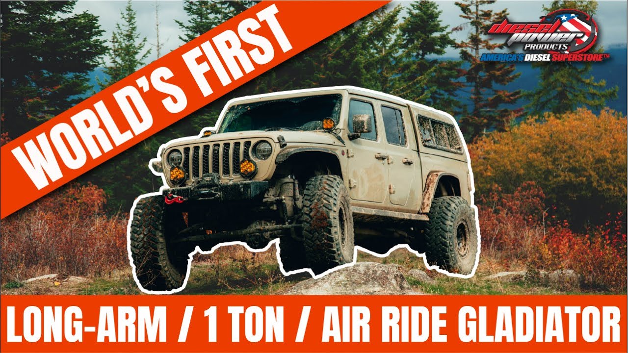 CAMEL | WORLD'S FIRST LONG-ARM 1 TON GLADIATOR ON AIR BAGS - YouTube