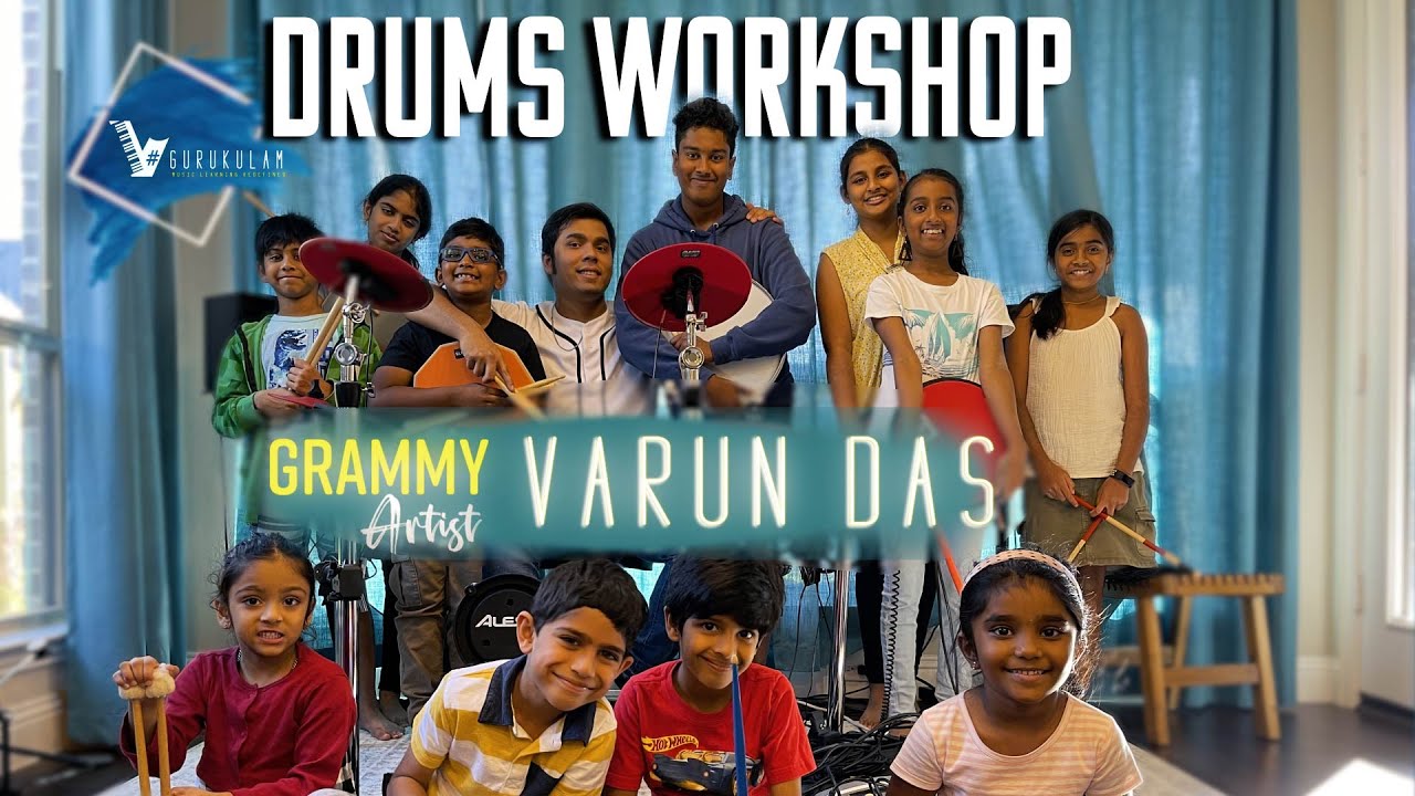 Drums workshop | GRAMMY | Varun Das | V# Gurukulam | Music Learning ...