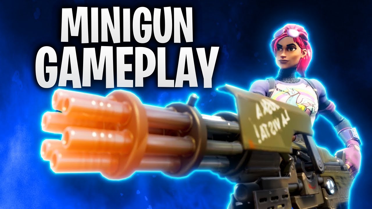 MINIGUN GAMEPLAY! NEUE WAFFE! | Fortnite: Battle Royale - YouTube