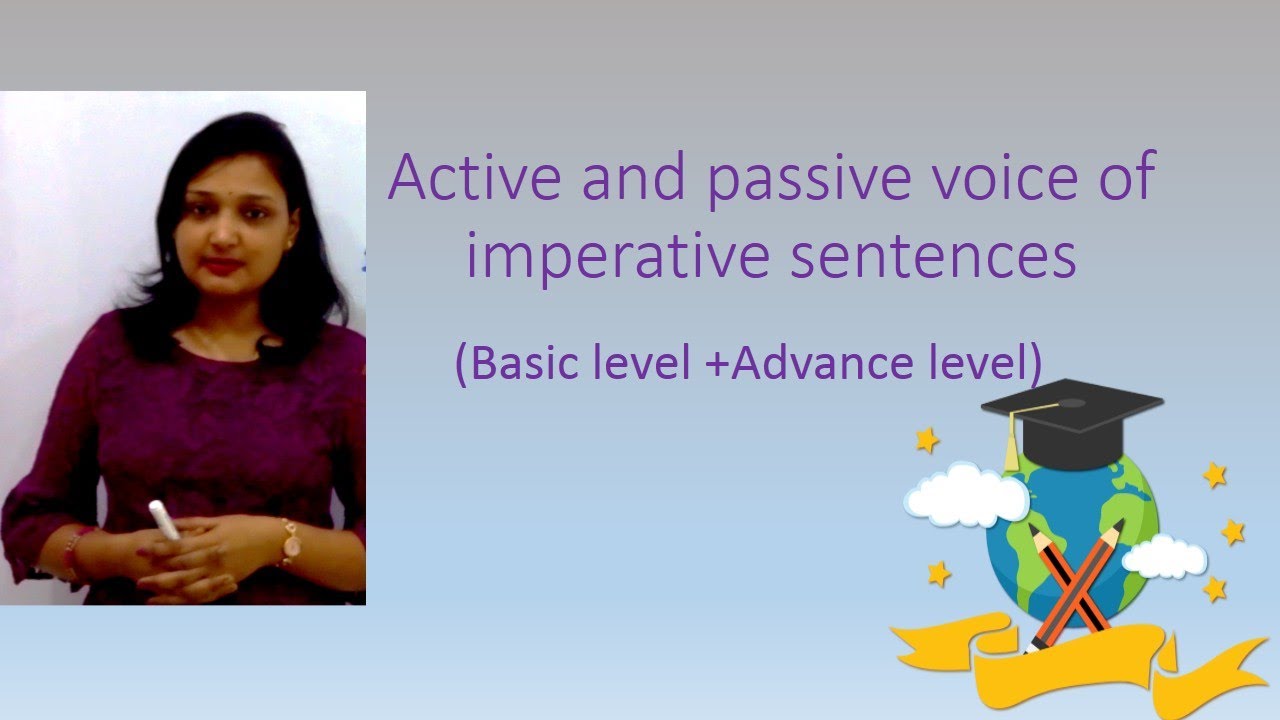 Active and Passive voice rules of imperative sentences - YouTube