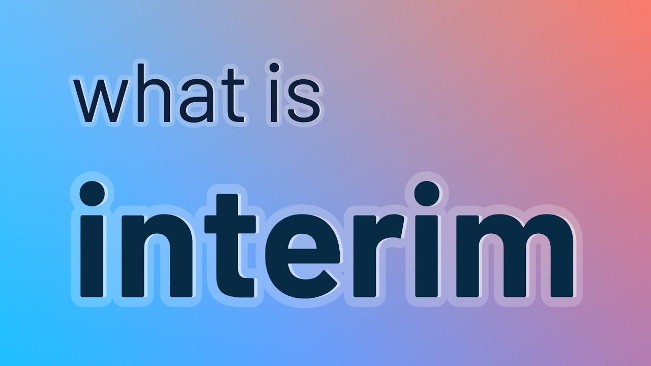Interim - 24 English Vocabulary Flashcards - YouTube