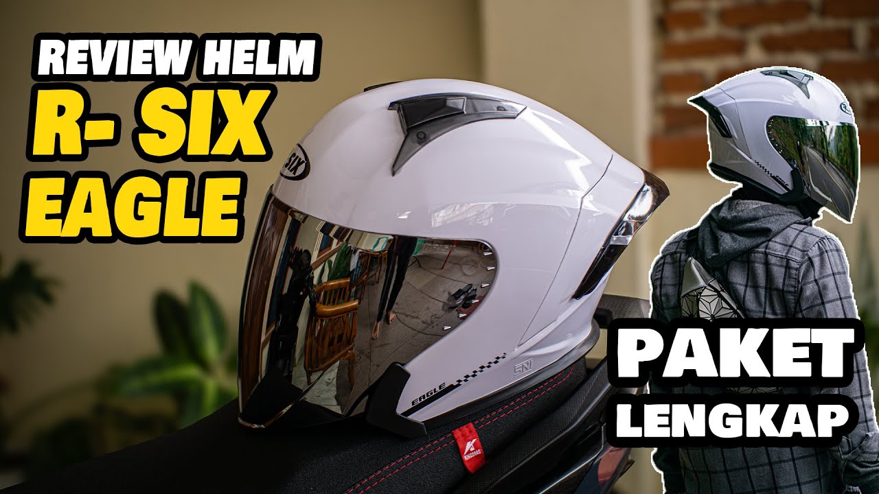 HELM HALF FACE LOKAL GINI COCOK BUAT HARIAN ? || REVIEW HELM R-SIX ...