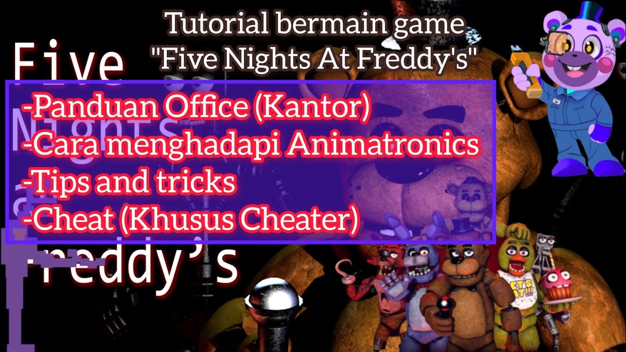 [FNAF/SFM] Cara bermain game "Five Nights At Freddy's" #fnaf #sfm # ...