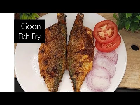 How to make Goan fish fry 😋| Bangda fish fry | Mackerel fish - Goan ...