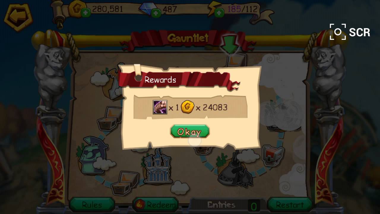 GODS RUSH (gauntlet guide part 1 ) IGG ID : 103221995 Device used ...