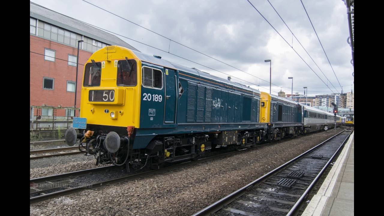 (HD) BR Blue 20's with Prototype HST 41001 at Newcastle! (21-07-2016 ...