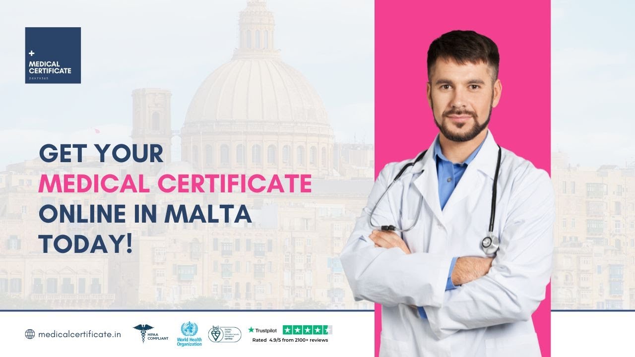 Need a Medical Certificate in Malta? Get It Online in Minutes ...