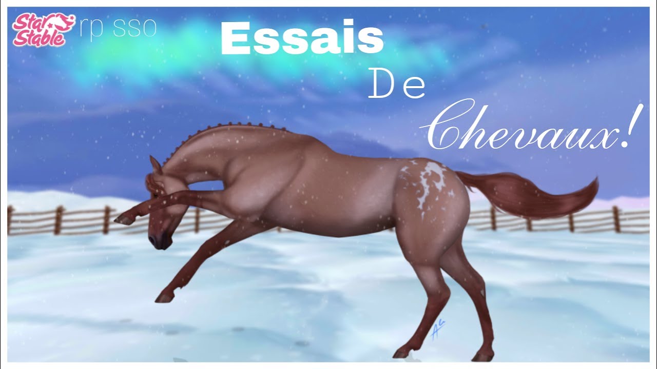 RP SSO | Vlog- " Essais de chevaux !" (crédit miniature: édit de Alice ...