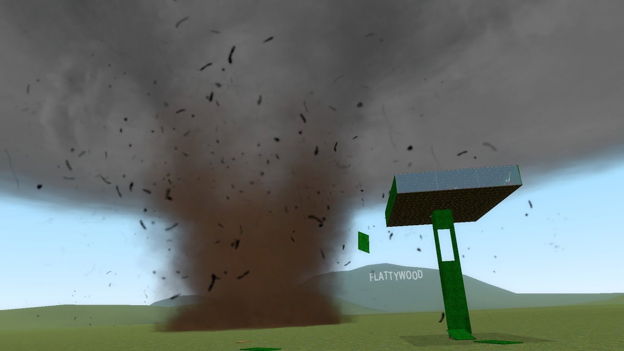XTwisters 2 Tornadoes Vs Flat Base - YouTube