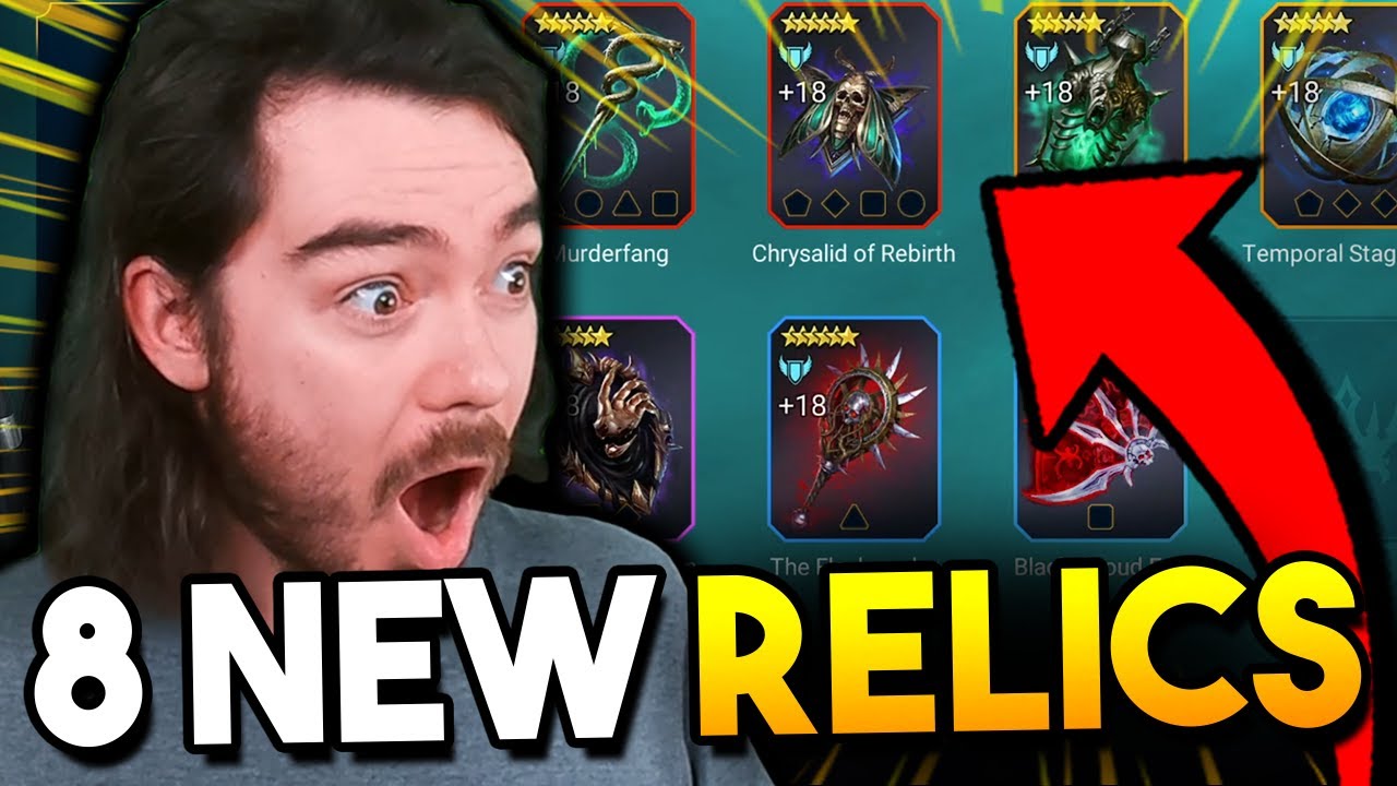 8 NEW RELICS from the CLAN SHOP!!! | Raid: Shadow Legends (Test Server ...