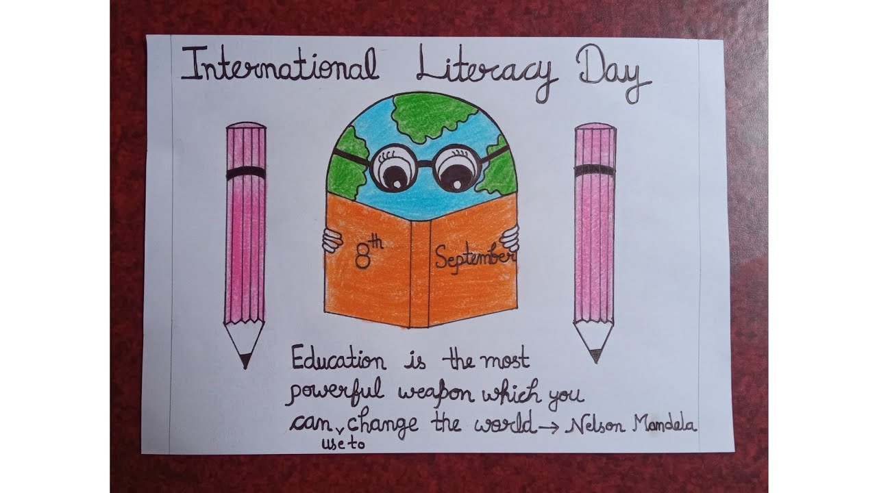 International literacy day||World literacy day drawing||World literacy ...