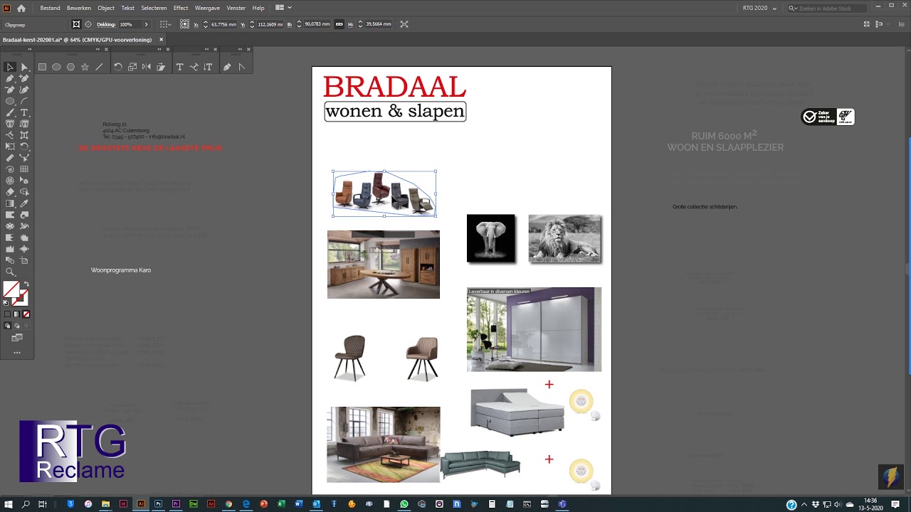 Create an ad in Adobe Illustrator - Maak een advertentie in Adobe ...