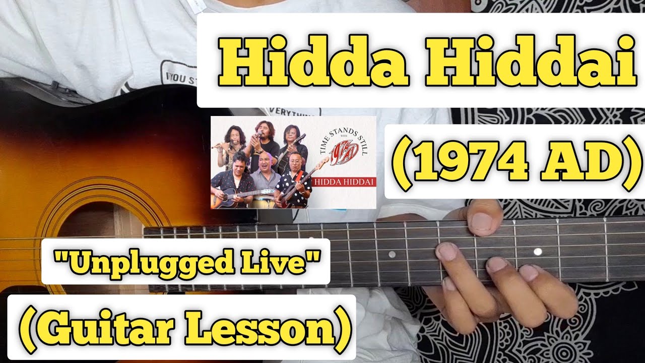 Hidda Hiddai - 1974 AD | Guitar Lesson | Intro & Chords | (Unplugged ...