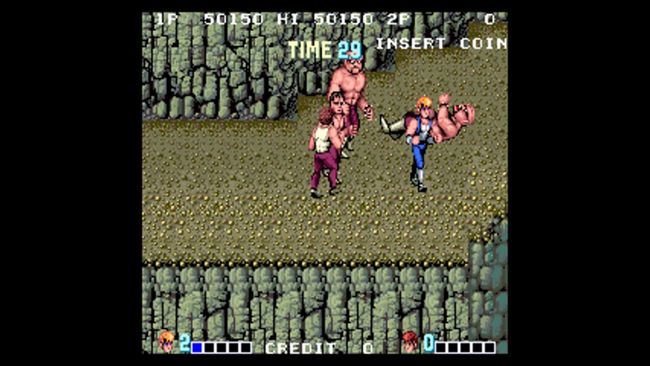 Game of the day 857 Double Dragon (ダブルドラゴン) Technos Japan 1987 one coin ...