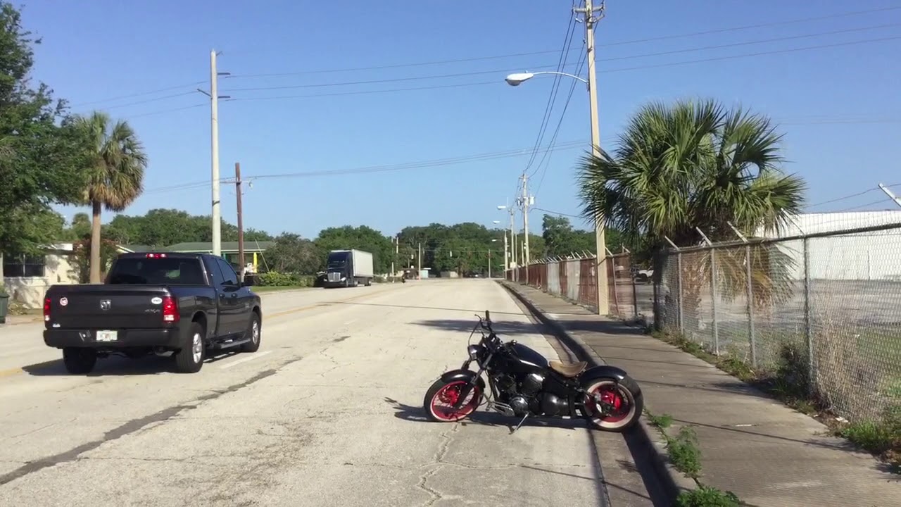 90-98 Harley Davidson ASPT Custom Chopper Softail (blue) 2216 Fallen ...