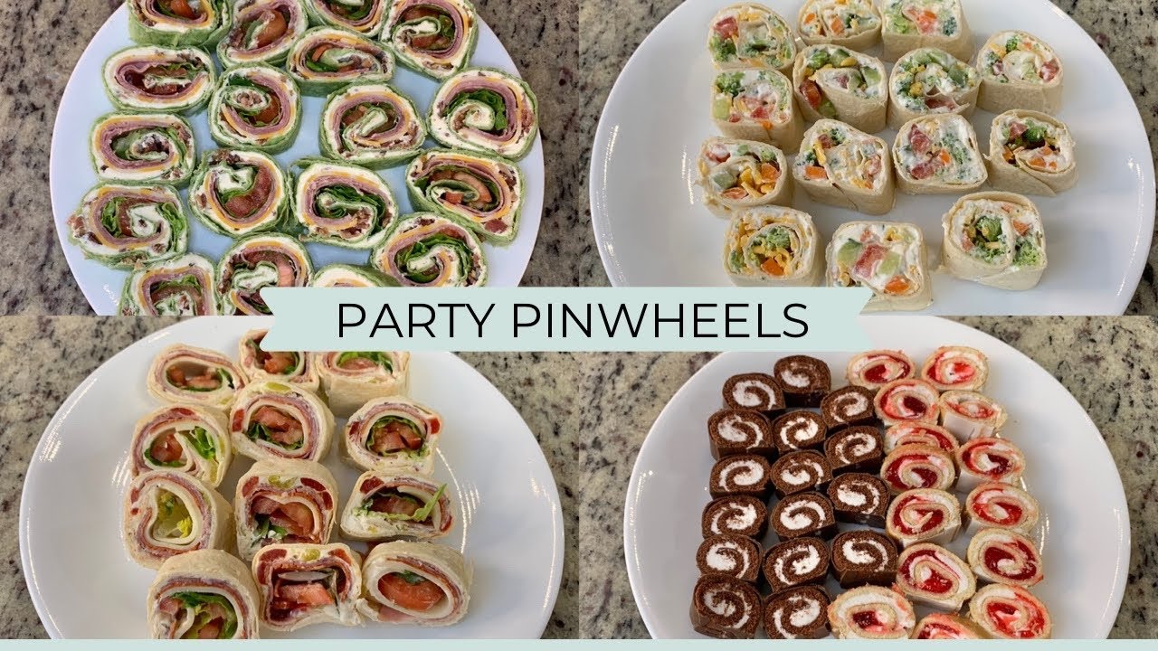 PINWHEELS | PARTY FOOD | LUNCH IDEAS | WRAPS | HAM & TURKEY CLUB ...