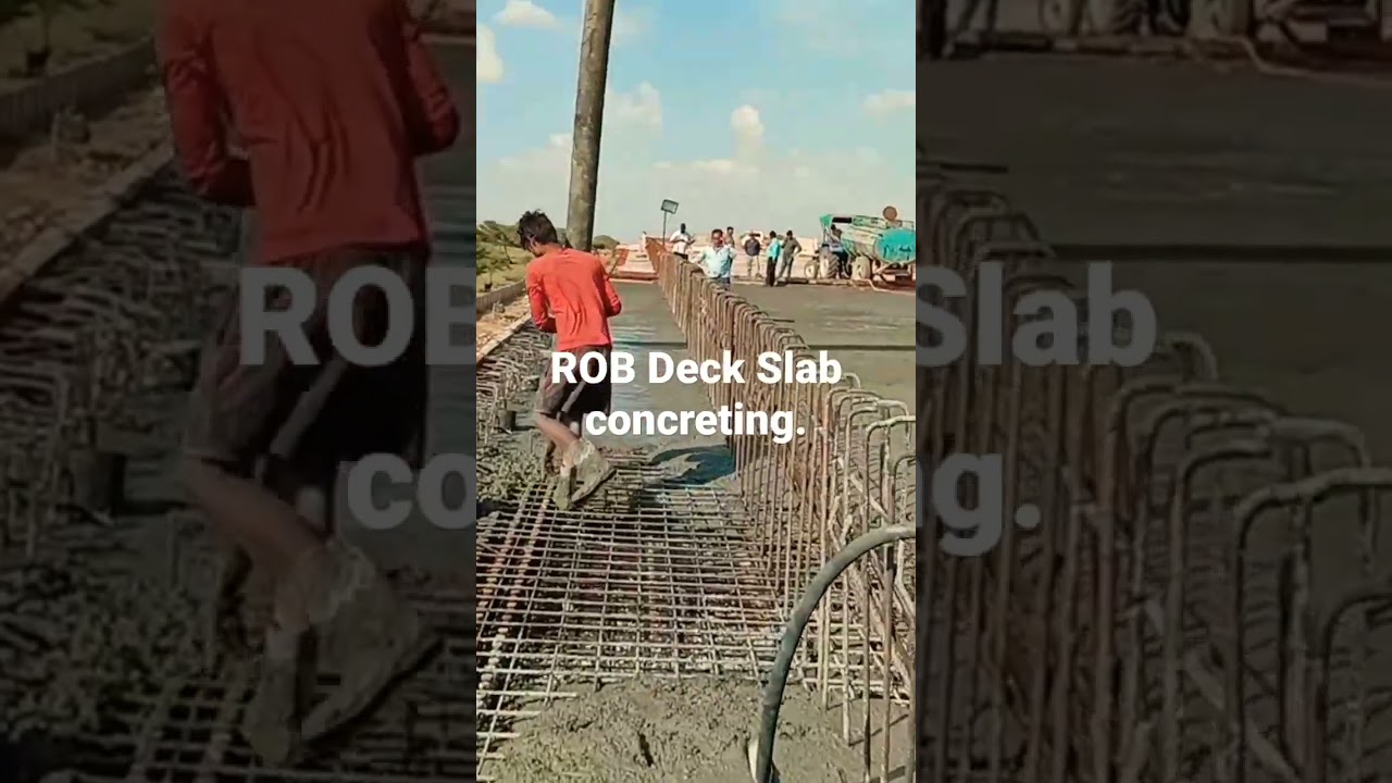 ROB Deck Slab concreting.#shorts - YouTube