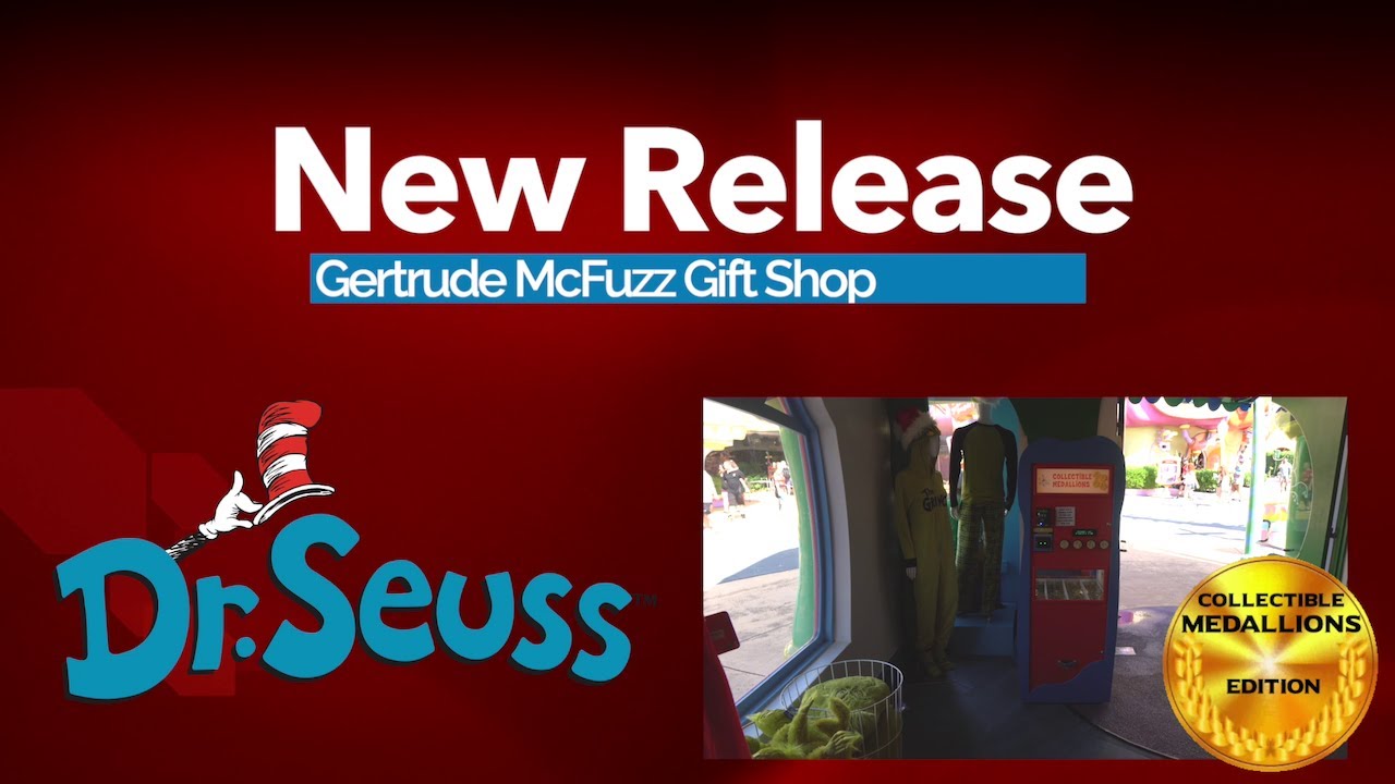 Dr. Seuss Collectible Medallions | Universal's Islands of Adventure ...