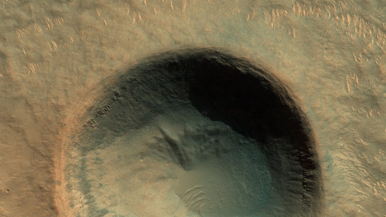 Som ET - 41 - Mars - Crater with Steep Slopes - 8K - YouTube