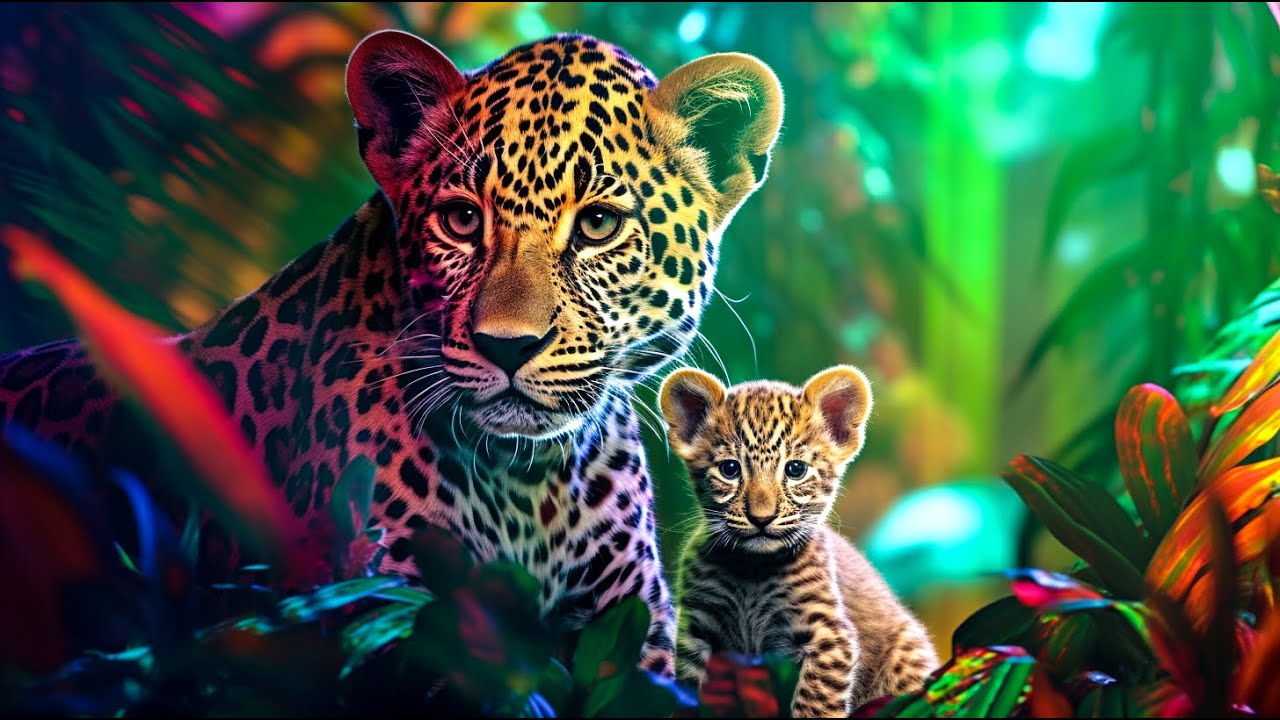 ANIMALS IN JUNGER 4K - The Beautiful Music With Amzing Animals In The ...